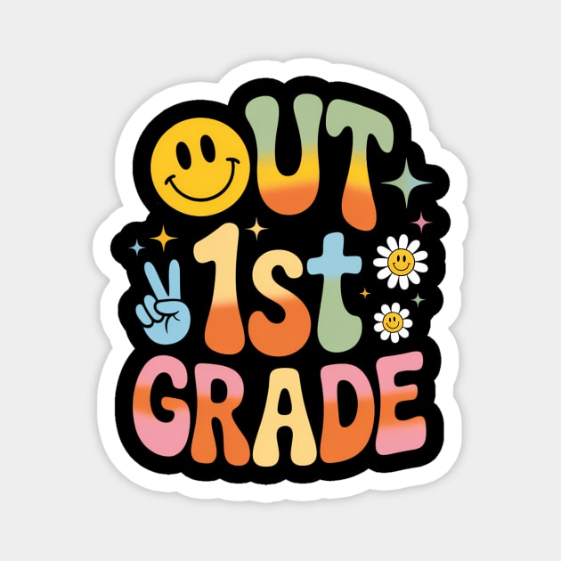 Peace Out First 1st Grade Class Of 2025 Goodbye 1st Grade - Peace Out ...