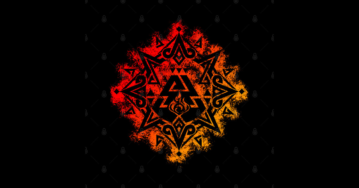 Genshin Impact Natlan Aura - Genshin Impact - Sticker | TeePublic