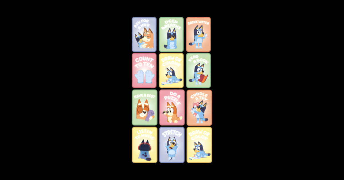 Bluey Calming - Bluey Calming - Posters and Art Prints | TeePublic