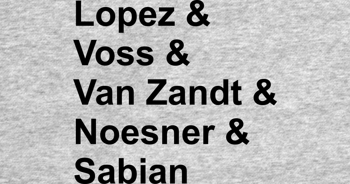 Negotiator Names of Note - Black Lettering - Negotiator - T-Shirt ...