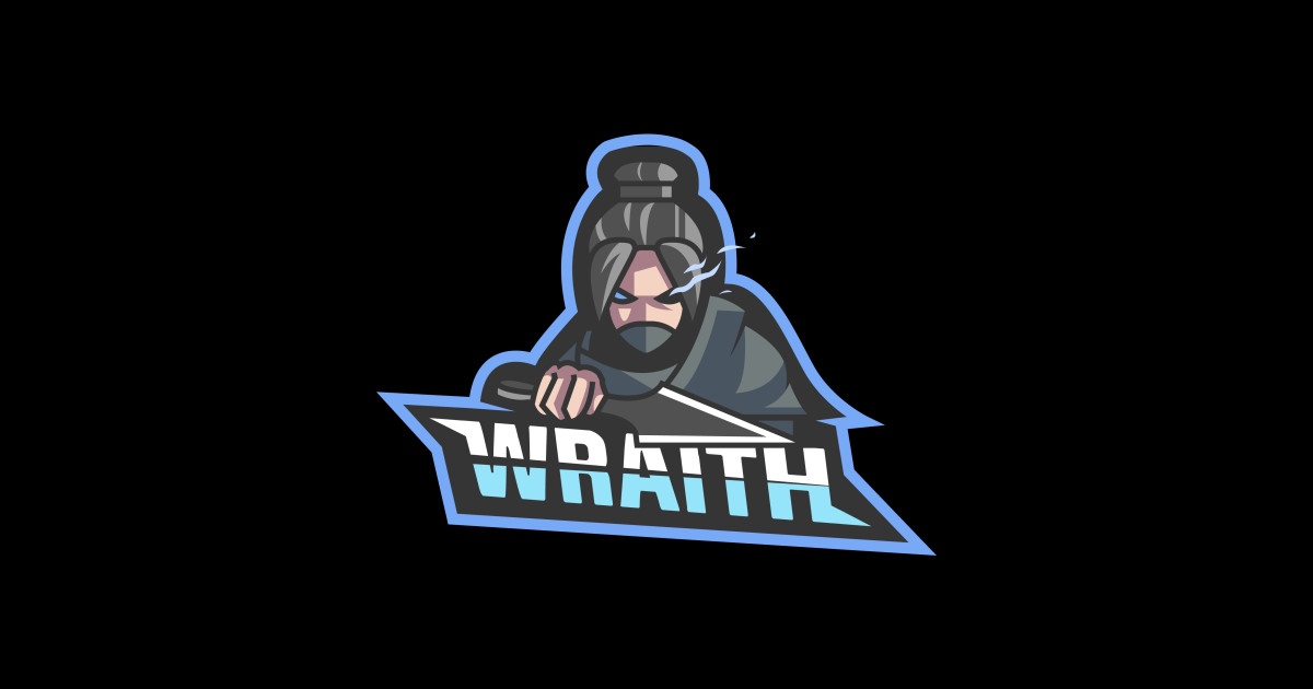 Apex Legends Wraith Mascot Esports logo - Apex Legends - T-Shirt ...