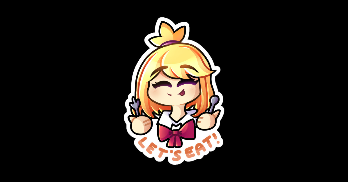 fnaf | let’s eat! - Fnaf - Sticker | TeePublic