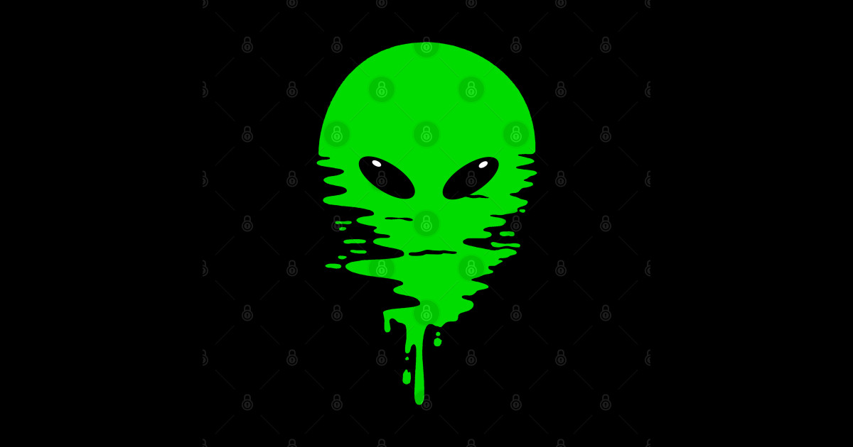 Alien melt - Alien - Sticker | TeePublic