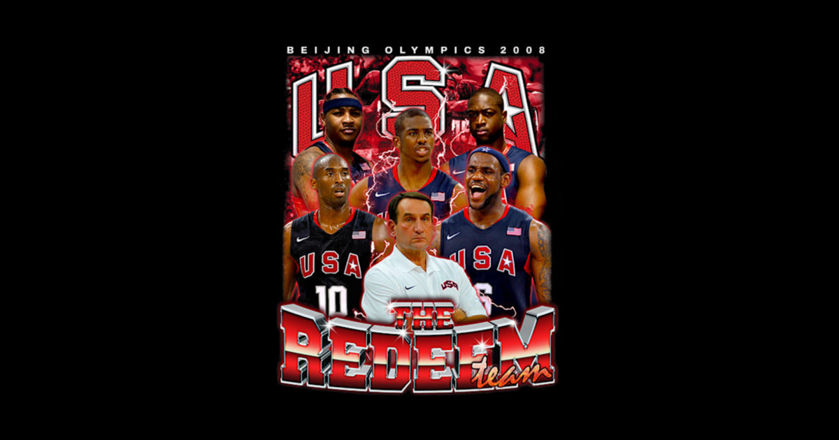 The Redeem Team USA 2008 - Usa Basketball Team - Sticker | TeePublic