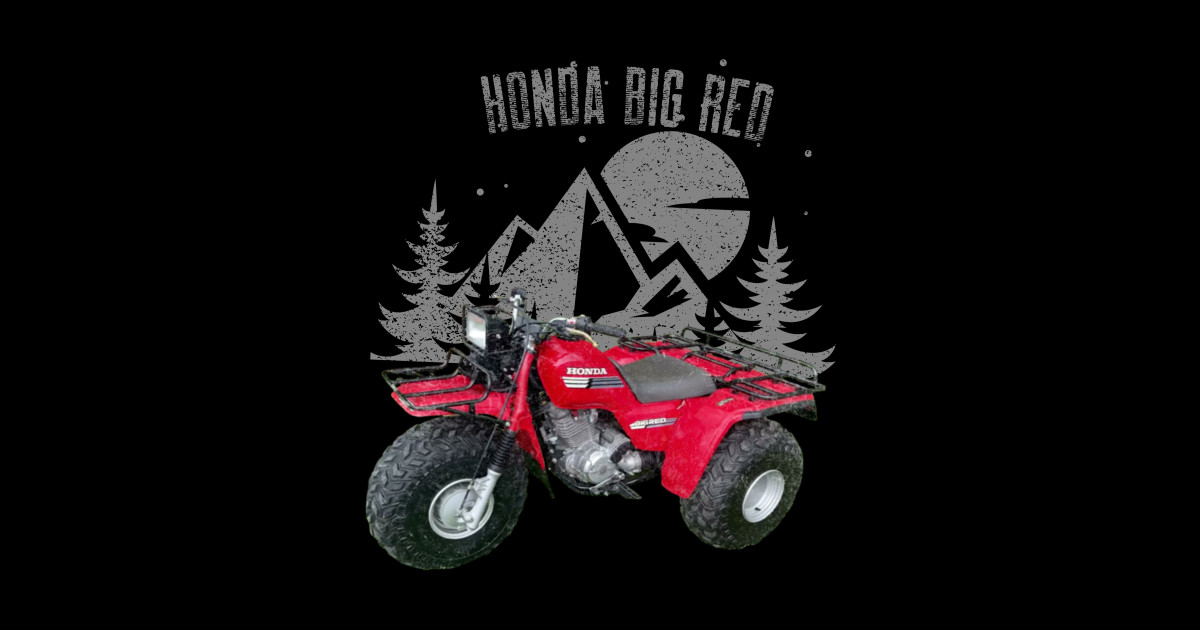 BIG RED 3 WHEELER - 3 Wheeler - Sticker | TeePublic