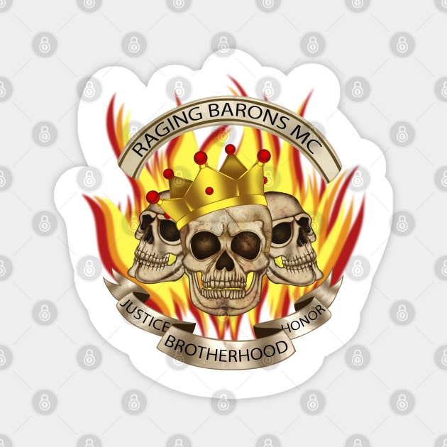 Raging Barons MC - Logo - Raging Barons - Magnet | TeePublic