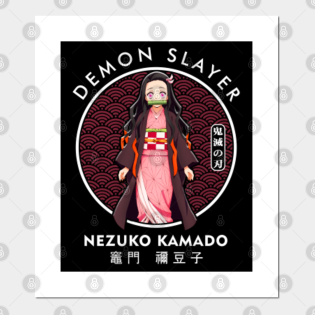 KAMADO NEZUKO CIRCLE - Demon Slayer - Posters and Art Prints | TeePublic