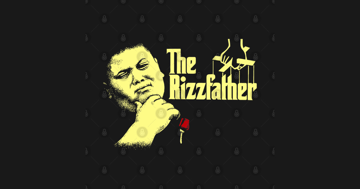 The Rizzler Godfather Funny Meme T-Shirt - The Rizzler Godfather - T ...