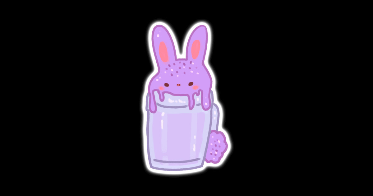 cappucino pets: taro bunny - Bunny - Sticker | TeePublic