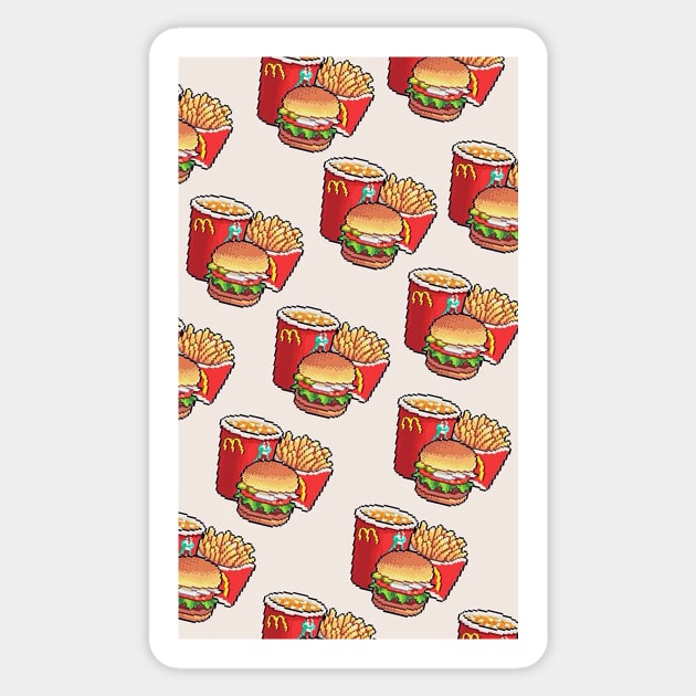 Hamburger - Hamburger - Sticker | TeePublic