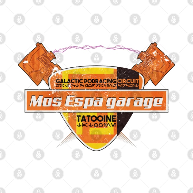 Mos Espa garage - Star Wars - T-Shirt | TeePublic