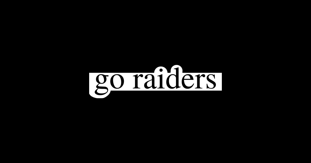 go raiders - Raiders - Sticker | TeePublic