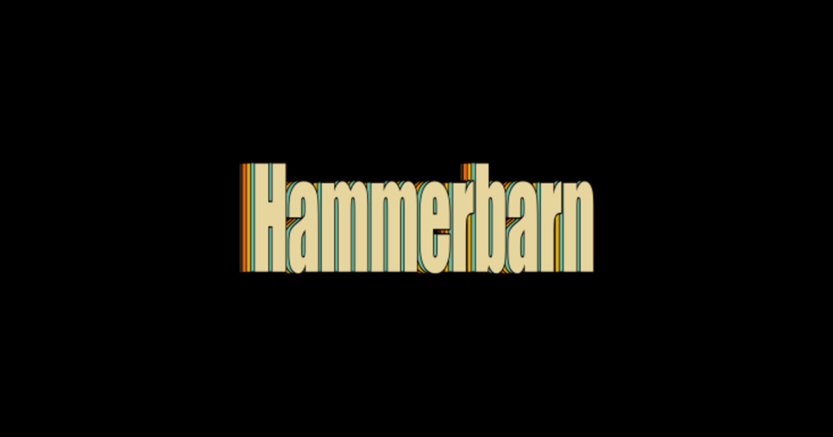 HAMMERBARN VINTAGE - Vintage Retro - Sticker | TeePublic