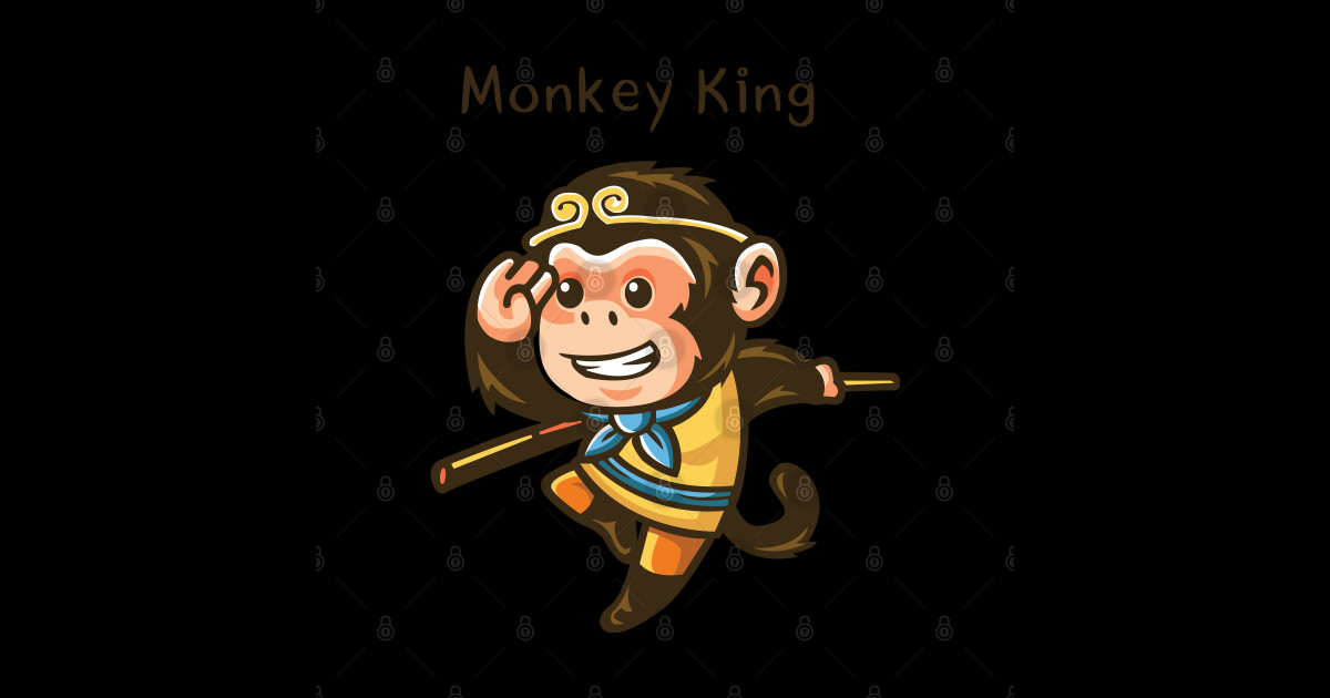 Monkey King - Monkey King - Sticker | TeePublic