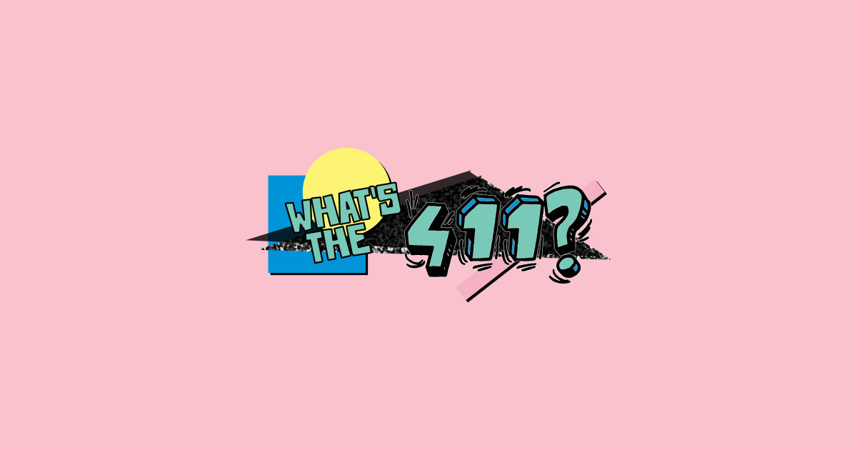90s What's the 411? - 90s Slang 411 - T-Shirt | TeePublic
