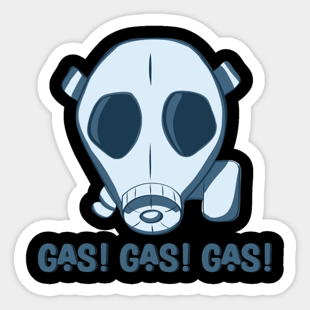 Gas Mask Art - Gas Mask - Sticker | TeePublic