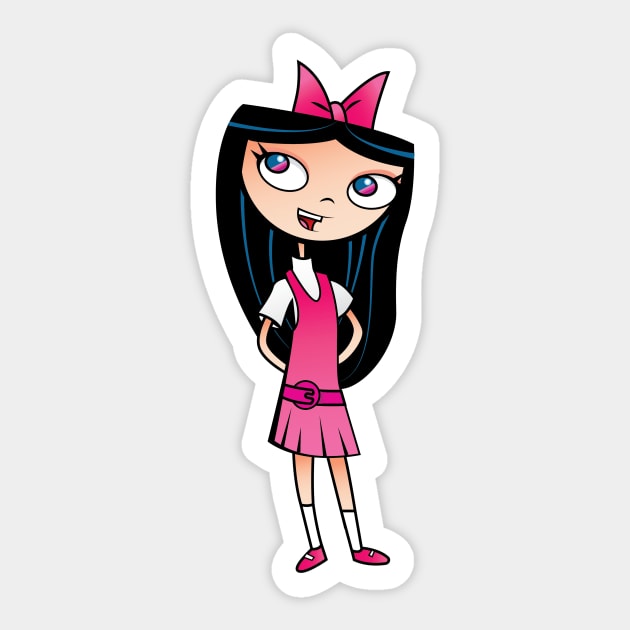 Isabella Phineas and Ferb - Isabella - Sticker | TeePublic