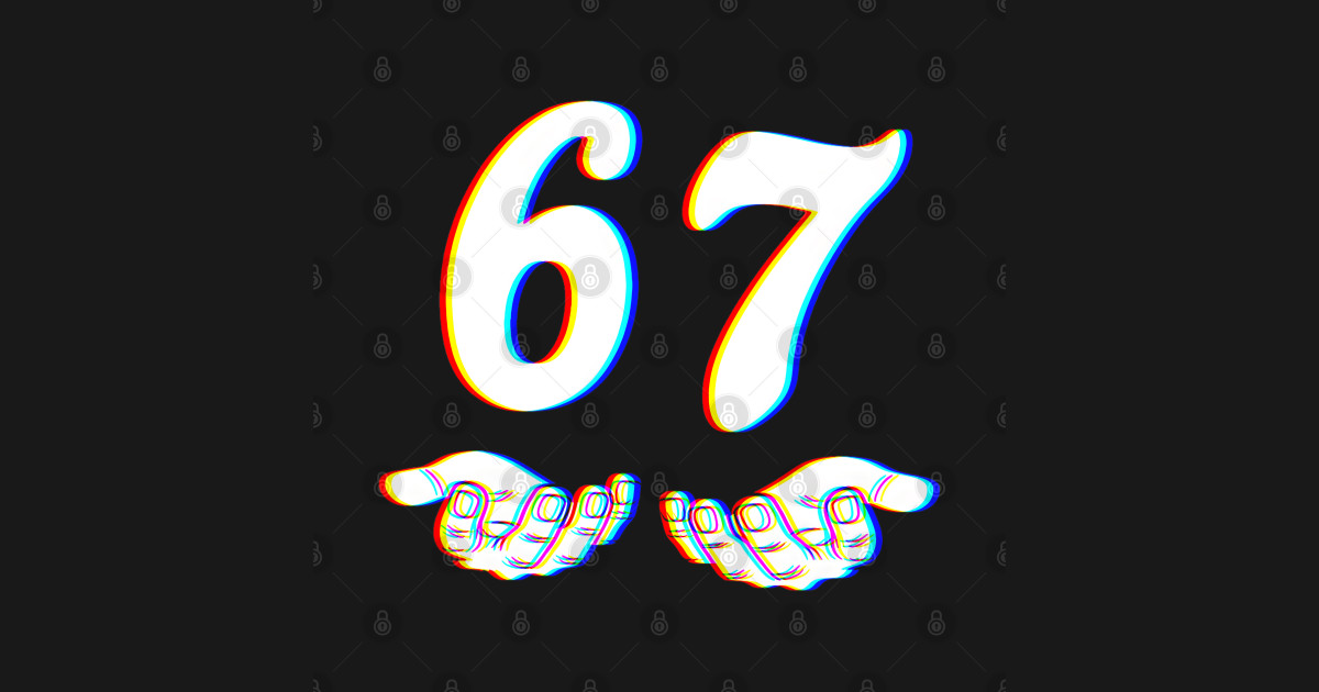 Six Seven 6 7 Gen Alpha Slang 6 7 Hands School - Funny Meme Slang - T ...