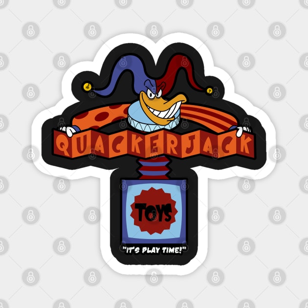 Quackerjack Toys - Darkwing Duck - Magnet | TeePublic