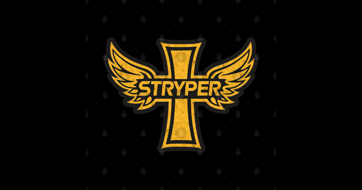 Stryper - Angel Wings Logo - Rock Band - Sticker | TeePublic