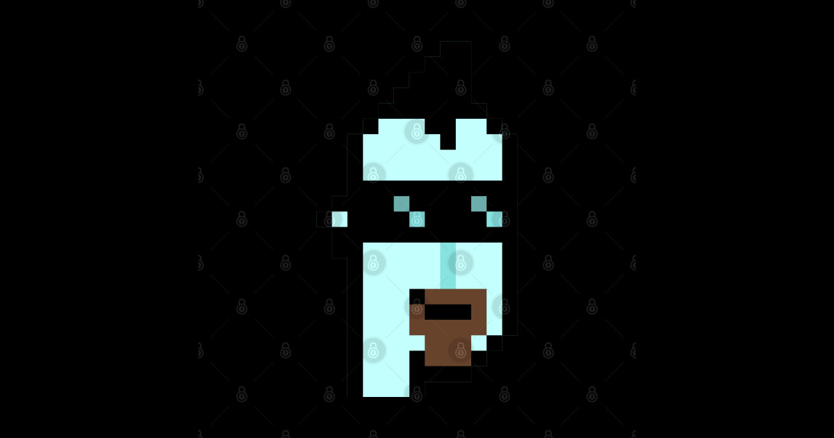 Nft Alien CryptoPunk - Nft Art - Sticker | TeePublic