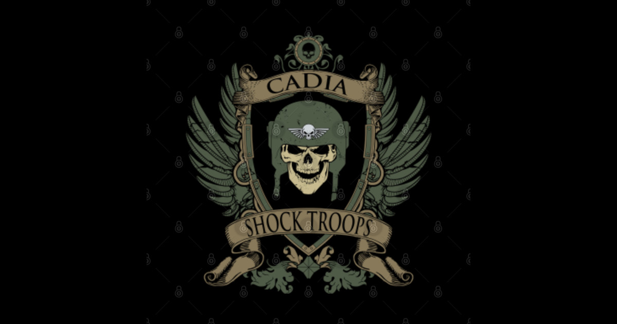 CADIA - CREST EDITION - Warhammer 40k - Sticker | TeePublic