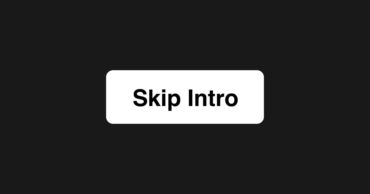 Skip Intro - Movie - T-Shirt | TeePublic