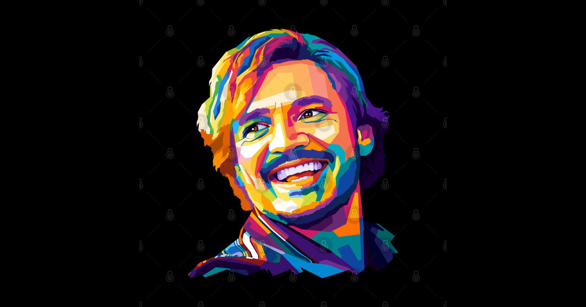 Pedro Pascal Wpap Pop Art - Movie - Sticker | TeePublic