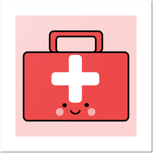 Cute First-aid box - First Aid - Posters and Art Prints | TeePublic