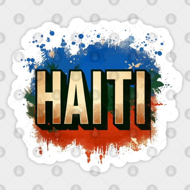 Haiti Haitian Flag Day Haitian Pride - Haiti - Sticker | TeePublic