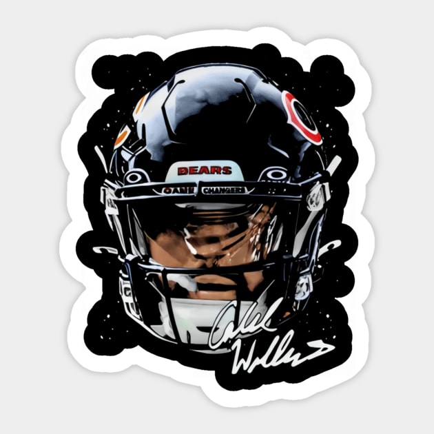 Caleb Williams Chicago Helmet - Caleb Williams - Sticker | TeePublic