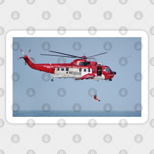 Sikorsky S.61N EI-SAR Irish Coast Guard - Sikorsky S 61n - Sticker ...