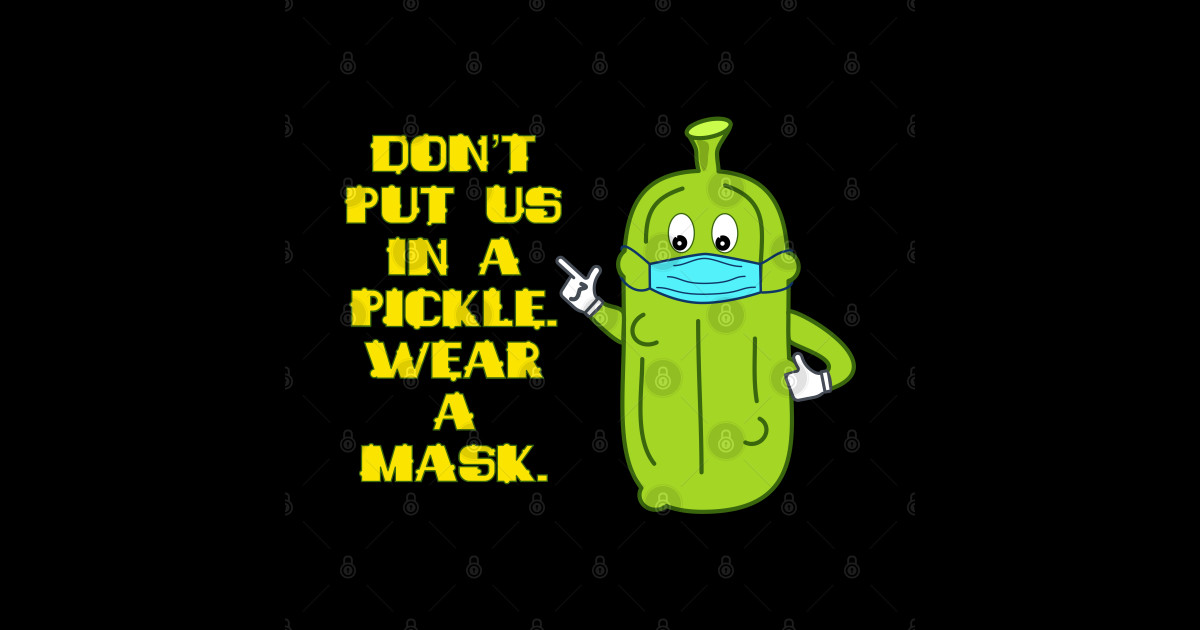 Face Mask Awareness Pickle - Pickle - Phone Case | TeePublic