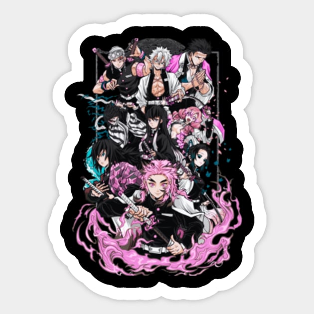 Hashira Demon Slayer - Hashira Demon Slayer - Sticker | TeePublic