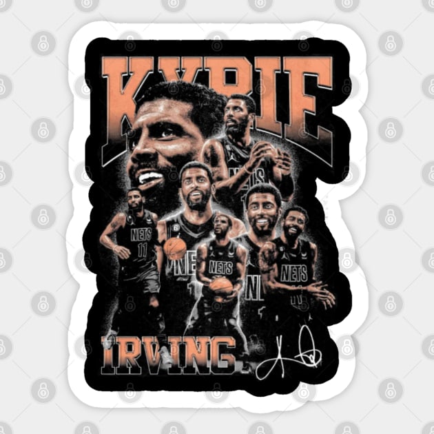 Kyrie Irving Brooklyn Collage - Kyrie Irving - Sticker | TeePublic