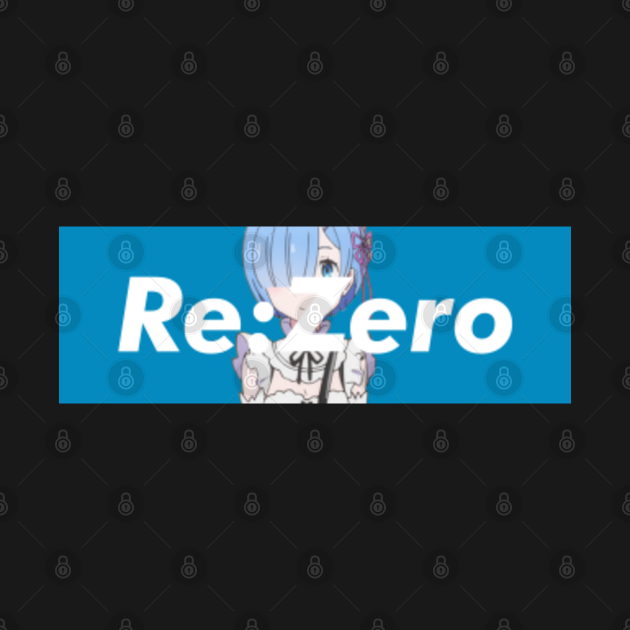 Rem - Re:Zero - Banner 1 - Re Zero - T-Shirt | TeePublic