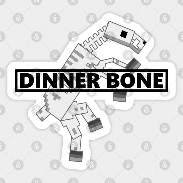 Skeleton Horse Dinnerbone - Game - Sticker | TeePublic