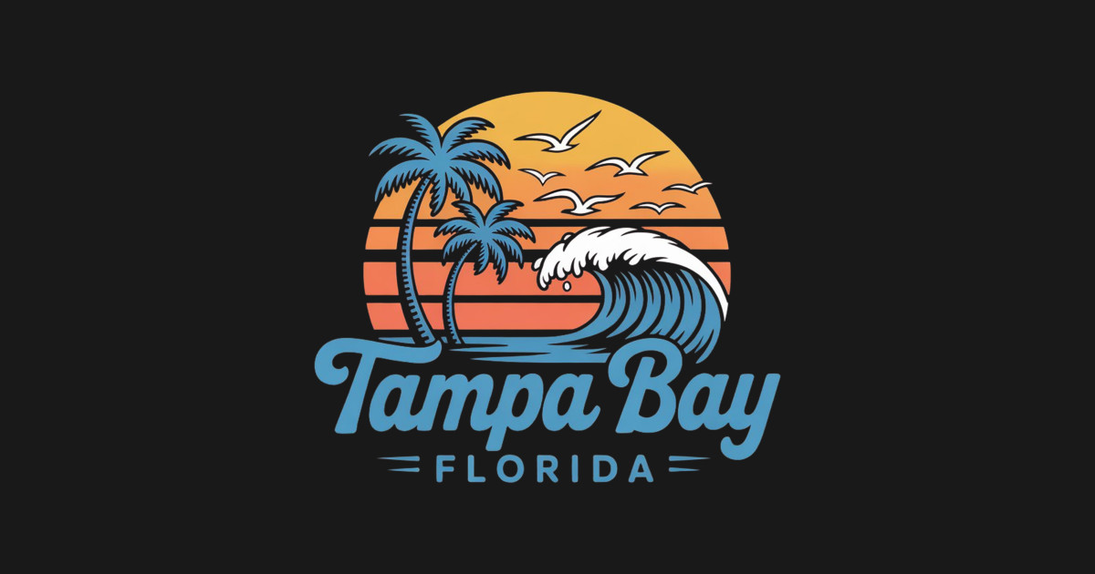 Tampa Bay Florida Beach - Florida Beach - T-Shirt | TeePublic