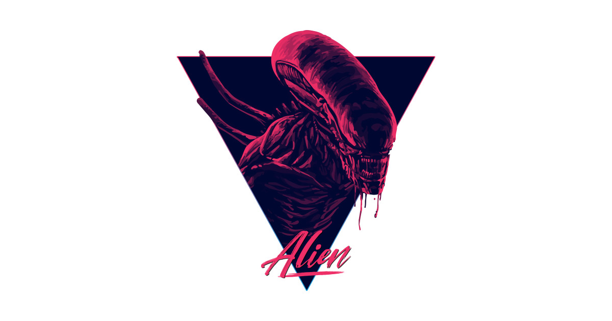 Alien - 80s design - Alien - T-Shirt | TeePublic