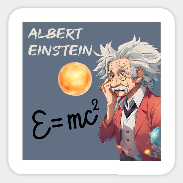 digital art Einstein - Albert Einstein Einstein - Sticker | TeePublic