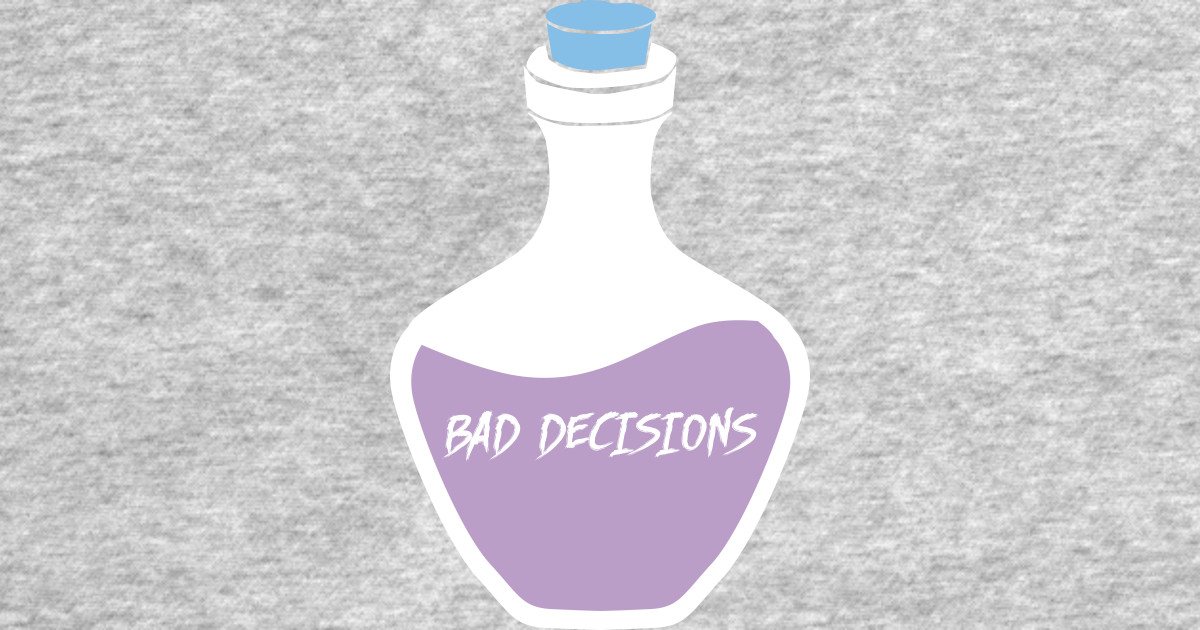 Bad decisions. - Spooky - Baseball T-Shirt | TeePublic