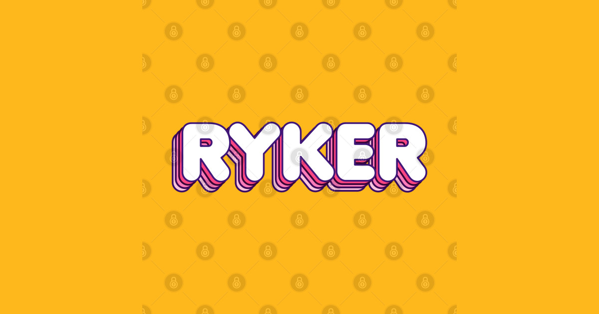 Pink Layers Ryker Name Label - Pink Layers Ryker Name Label - T-Shirt ...