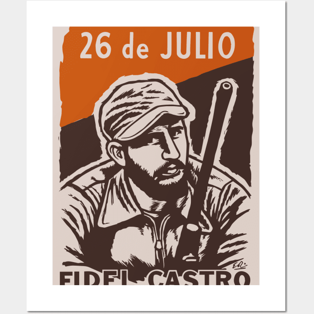 Fidel Castro poster - cuban revolution - Fidel Castro - Posters and Art ...