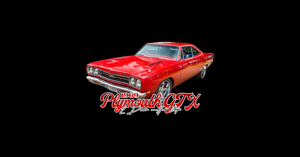 1969 Plymouth GTX 2 Door Hardtop - 1969 Plymouth Gtx Hardtop - Sticker ...