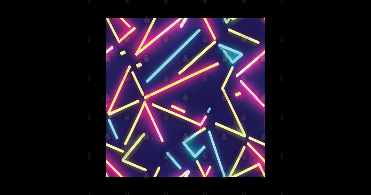 80s Arcade Pattern - Arcade Room - Sticker | TeePublic