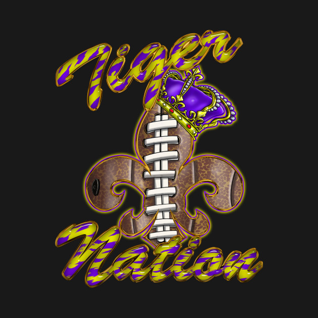Tiger Nation - Lsu Tigers - T-Shirt | TeePublic