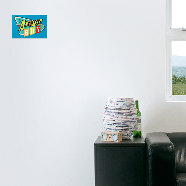 Atomic Boy Logo - Atomic Age - Posters and Art Prints | TeePublic