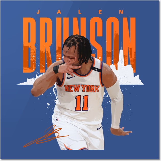 Jalen Brunson - Jalen Brunson New York Knicks - Posters and Art Prints ...
