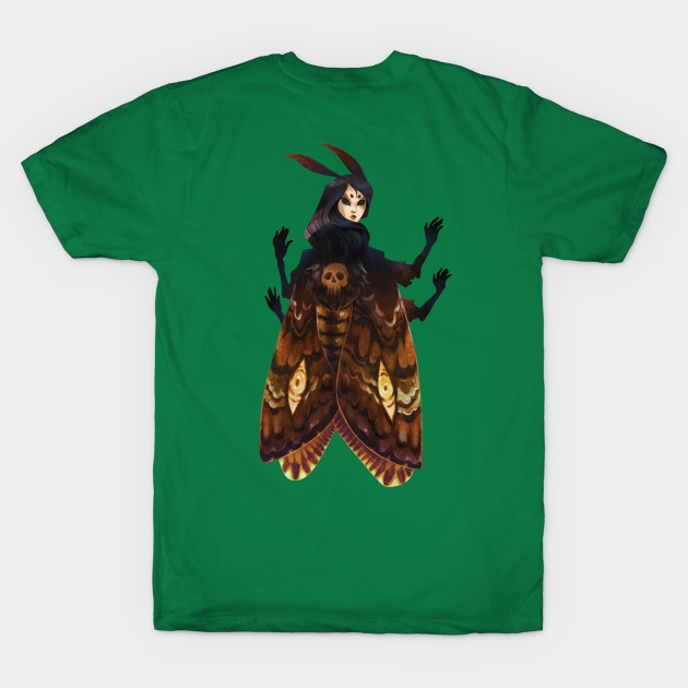 Death Head Moth Lady - Moth - T-Shirt sold by DanieLópez | SKU 4681845 ...