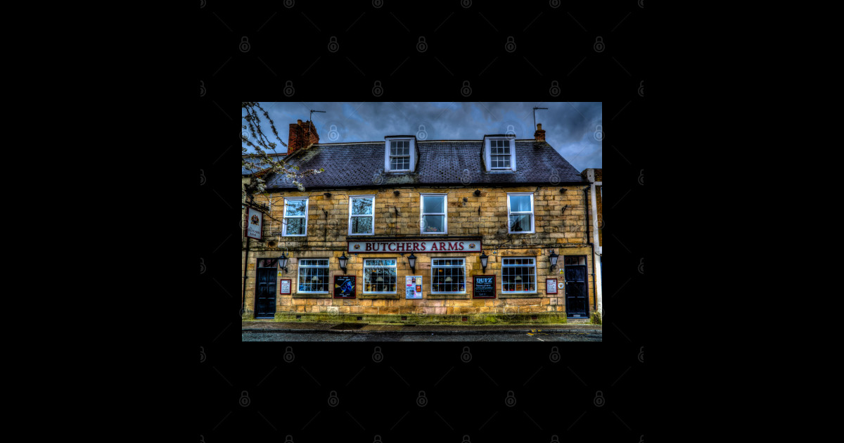 Butchers Arms - Hdr - Sticker | TeePublic